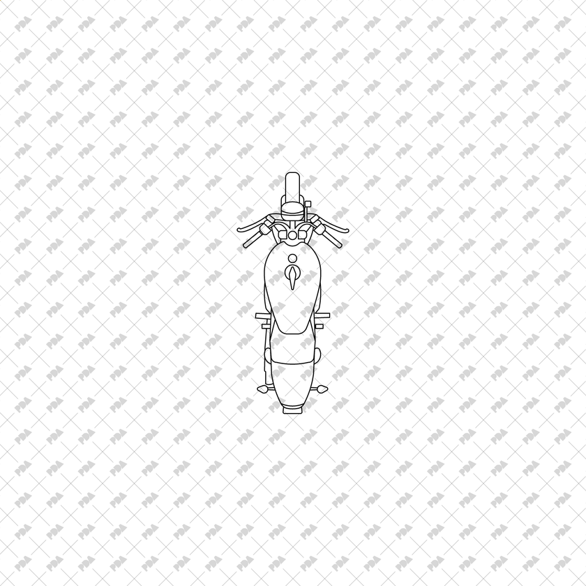 Cad、ベクター車両（上面図）