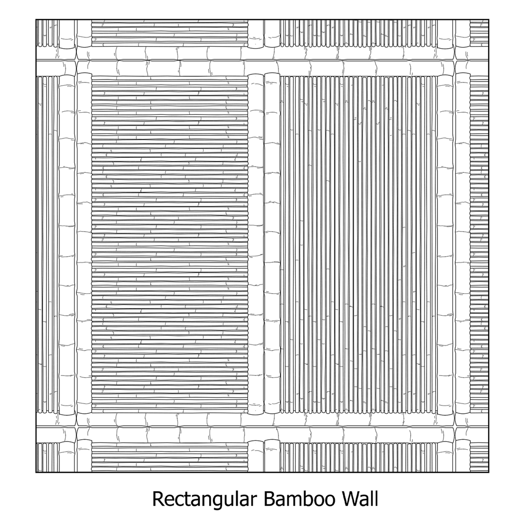 Biblioteca de patrones de Illustrator: Paneles de bambú