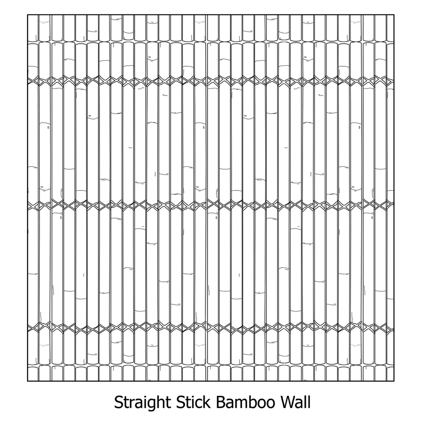 Biblioteca de patrones de Illustrator: Paneles de bambú