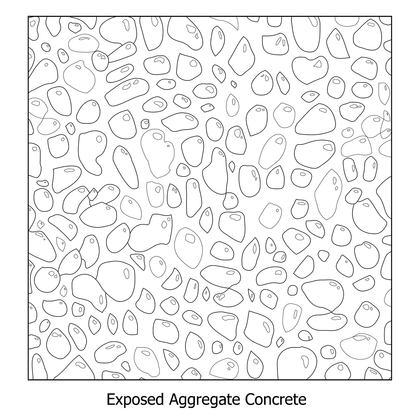 Illustrator Pattern Library - Exposed Aggregate Concrete