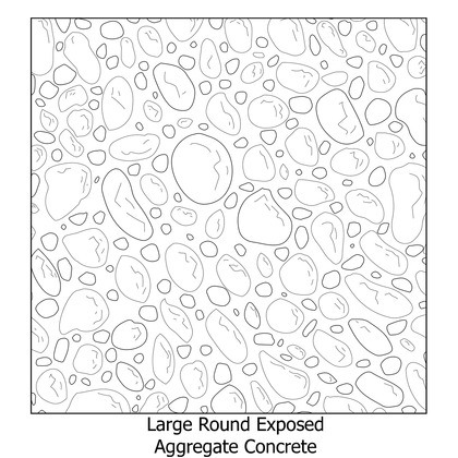 Illustrator Pattern Library - Exposed Aggregate Concrete