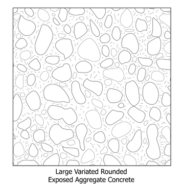 Illustrator Pattern Library - Exposed Aggregate Concrete
