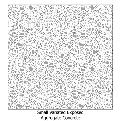 Biblioteca de patrones de Illustrator: Hormigón con áridos expuestos