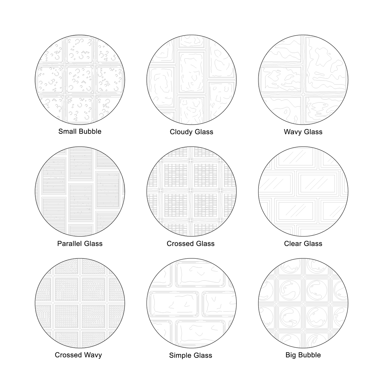Illustrator Pattern Library - Glass Bricks – Post Digital Architecture