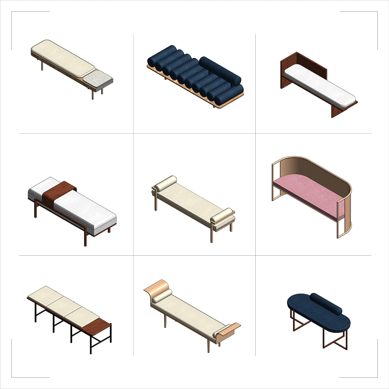 Revit Family - Benches – Post Digital Architecture