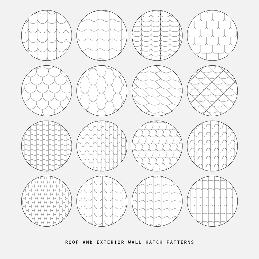 Patterns for Architectural Plans & Designs