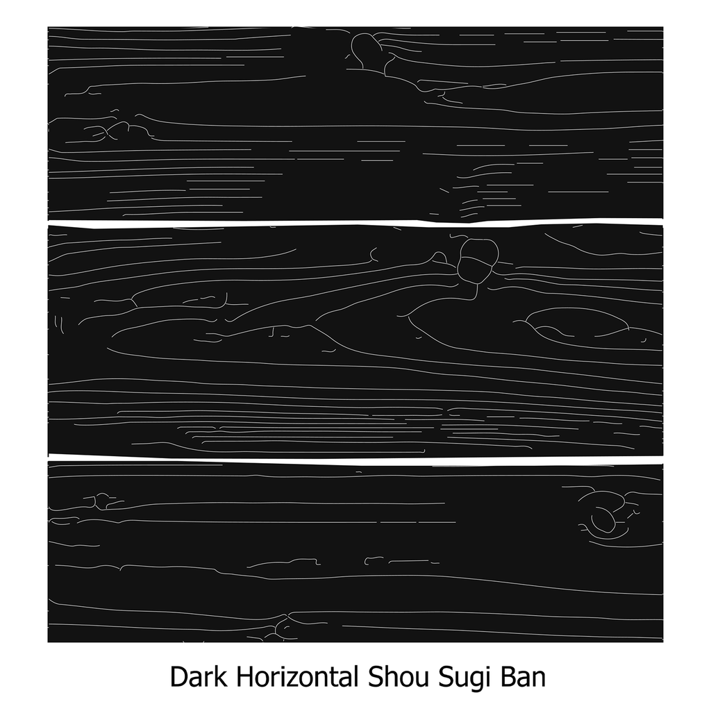Illustrator Pattern Library - Shou Sugi Ban panels
