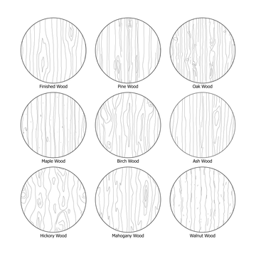 Illustrator Pattern Library - Wooden Patterns – Post Digital Architecture
