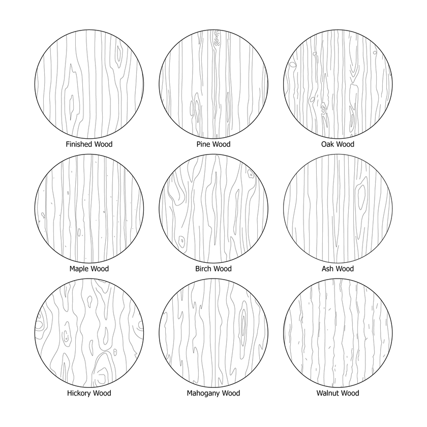 Illustrator Pattern Library - Wooden Patterns – Post Digital Architecture
