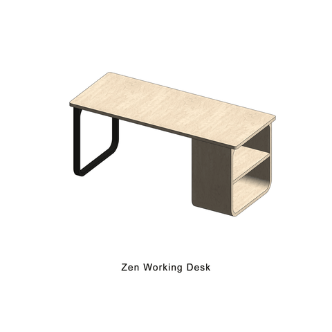 Revit Family - Desks – Post Digital Architecture