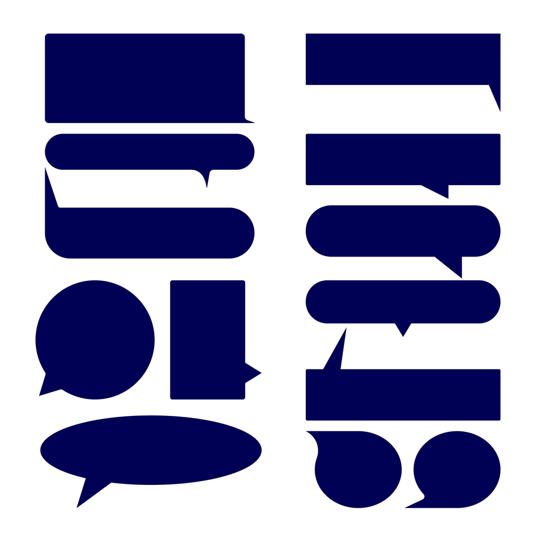 Vector Speech Clouds - Free Download Now