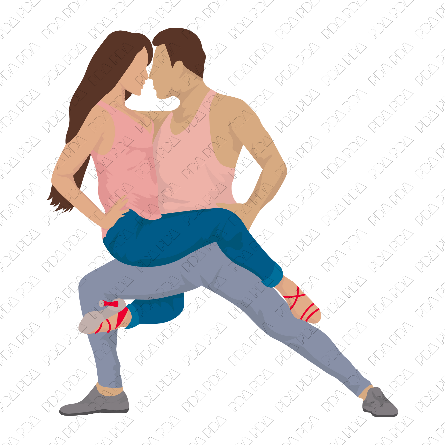 Vector Dancers Set - 18 Stylish Figures