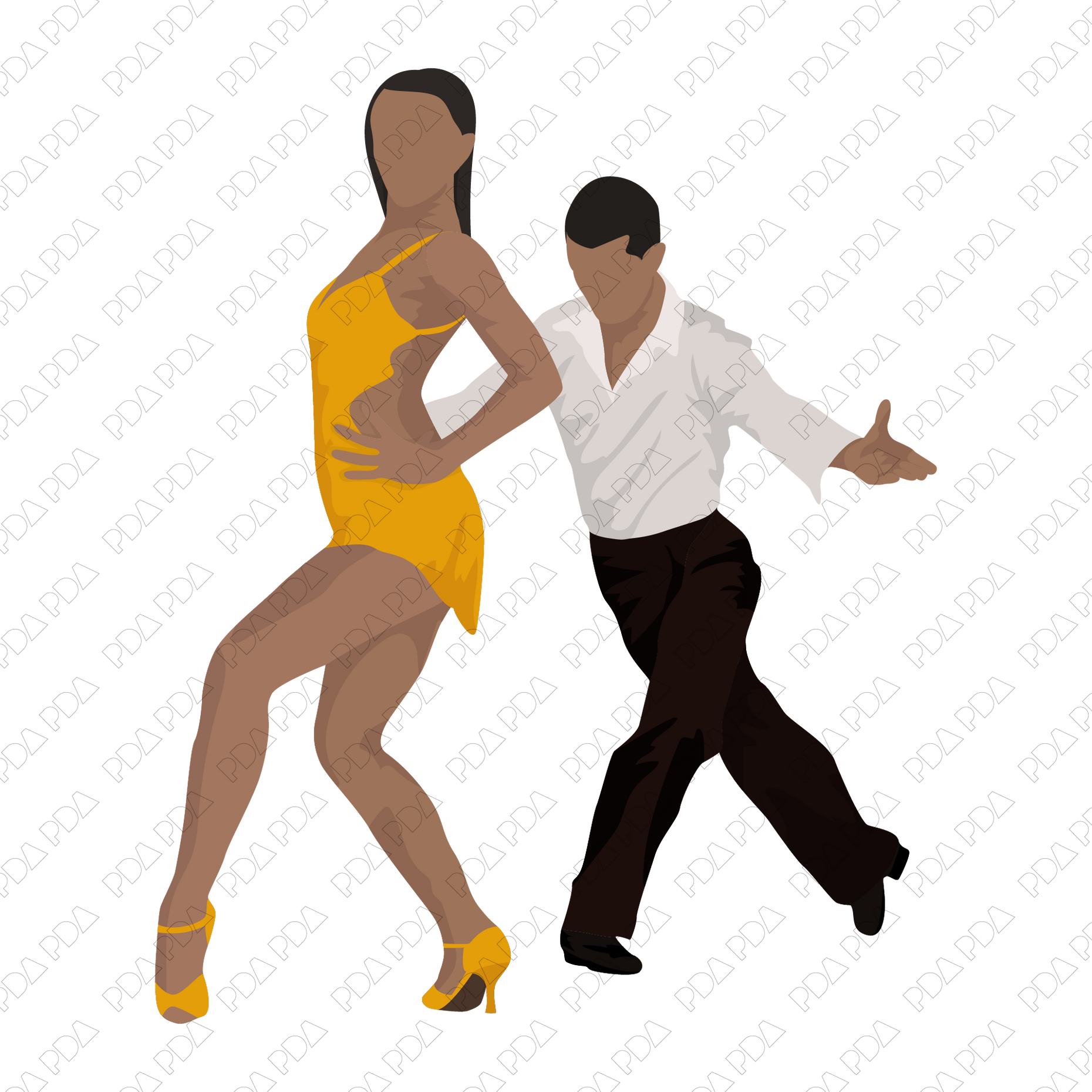 Vector Dancers Set - 18 Stylish Figures