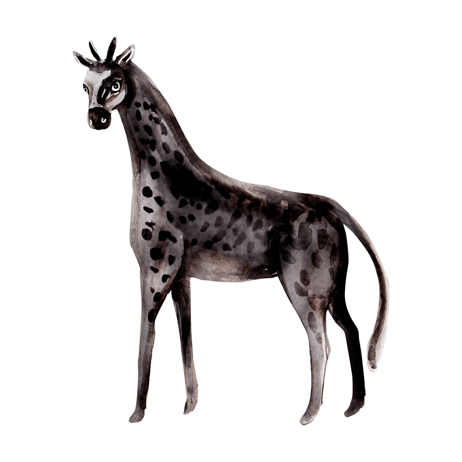 PNG Hand Drawn Animals Inspired by Pirosmani