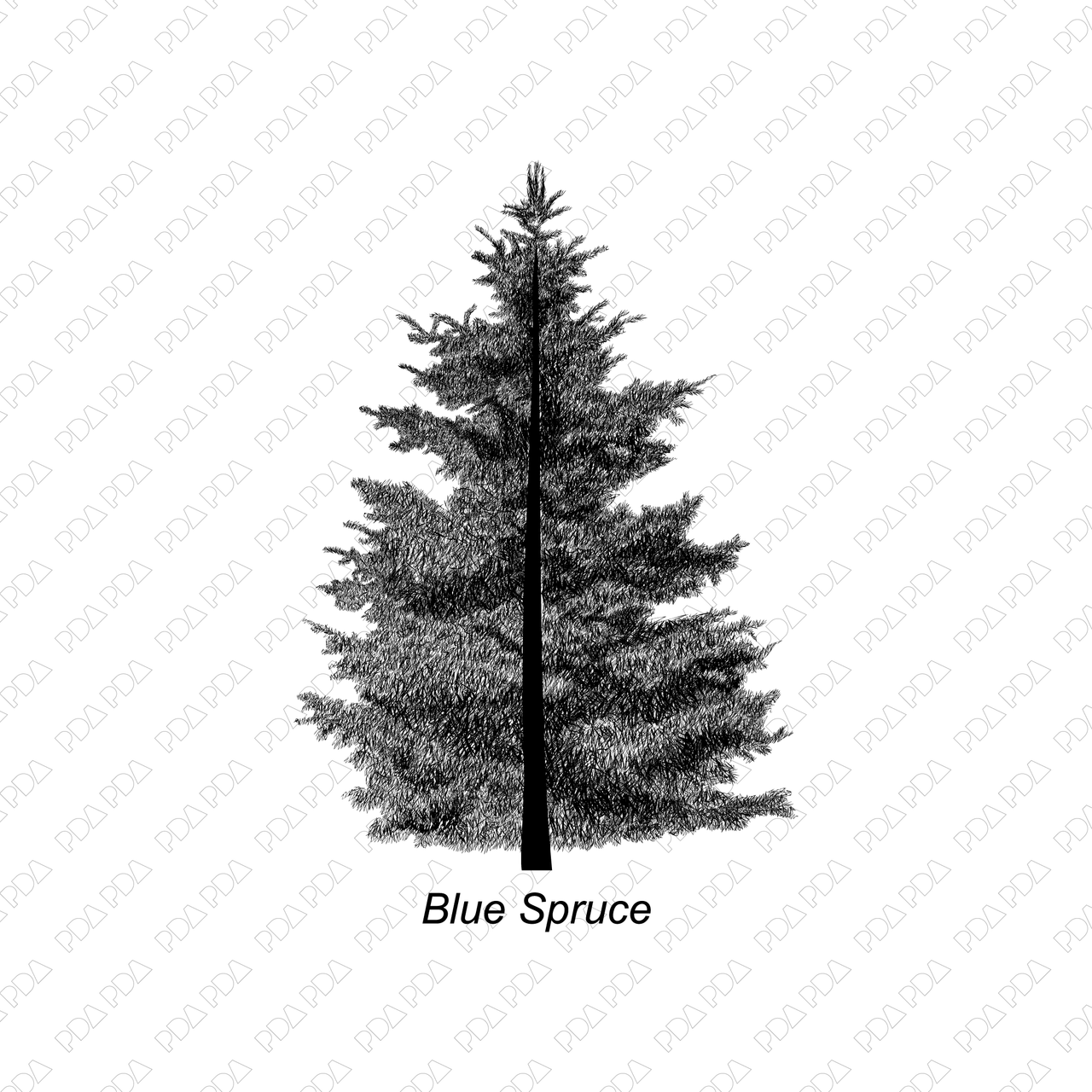 Vector and PNG Trees - 25 Side View Trees