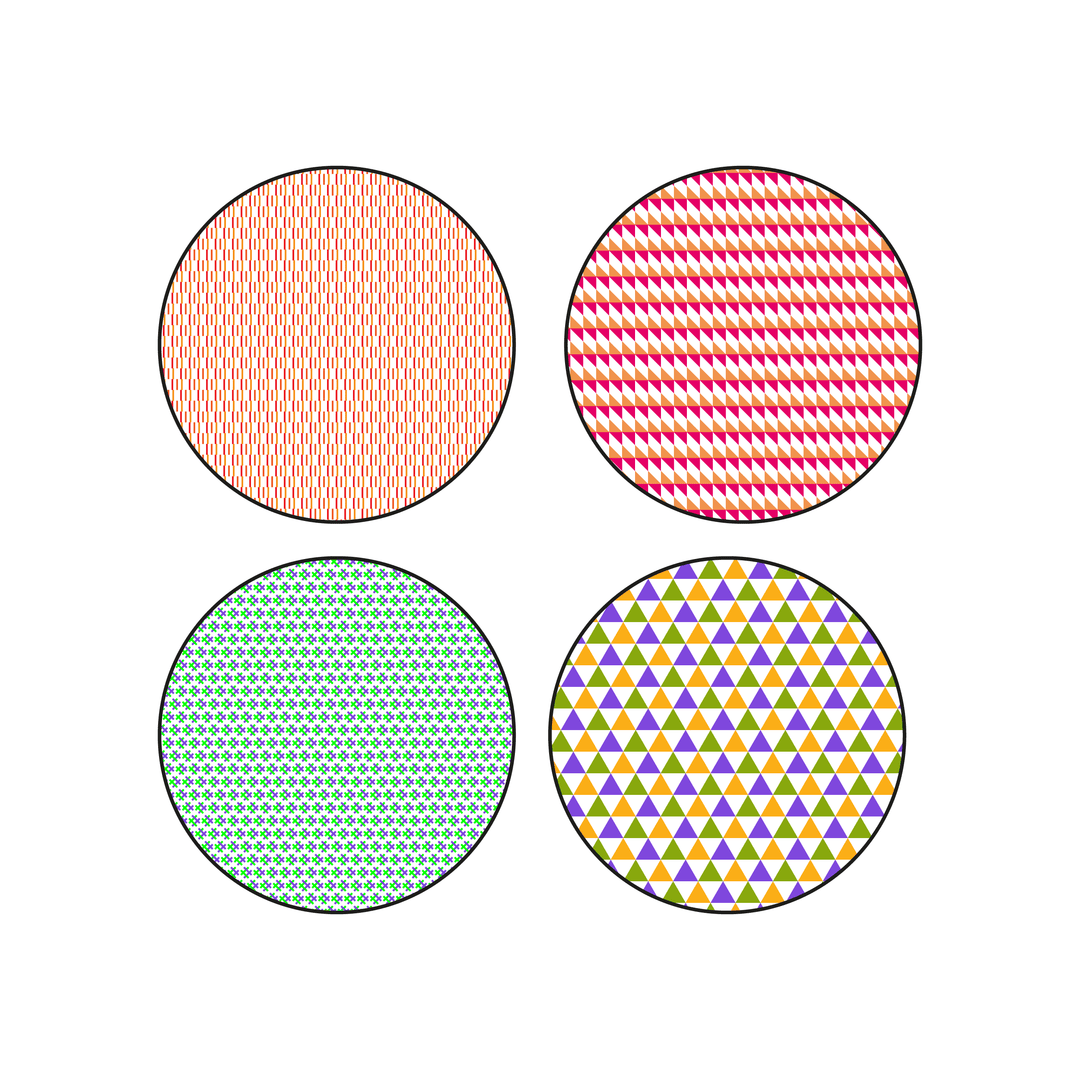 Illustrator Pattern Library - Color Patterns