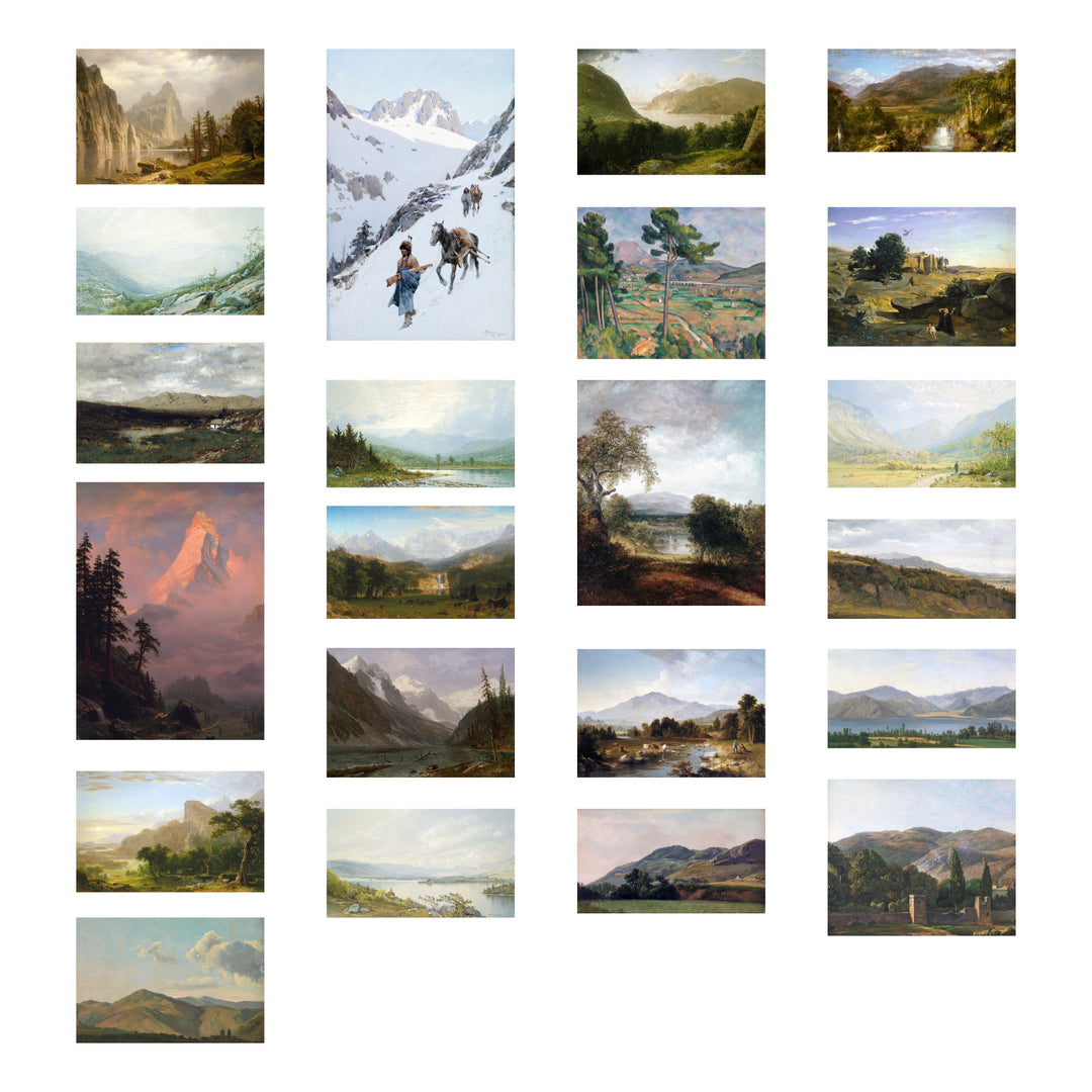 Mountain Scenes Backgrounds Set (High Resolution) | Post Digital ...
