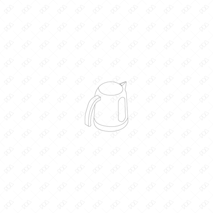 CAD & Vector Kitchen Set: Axonometric & Isometric