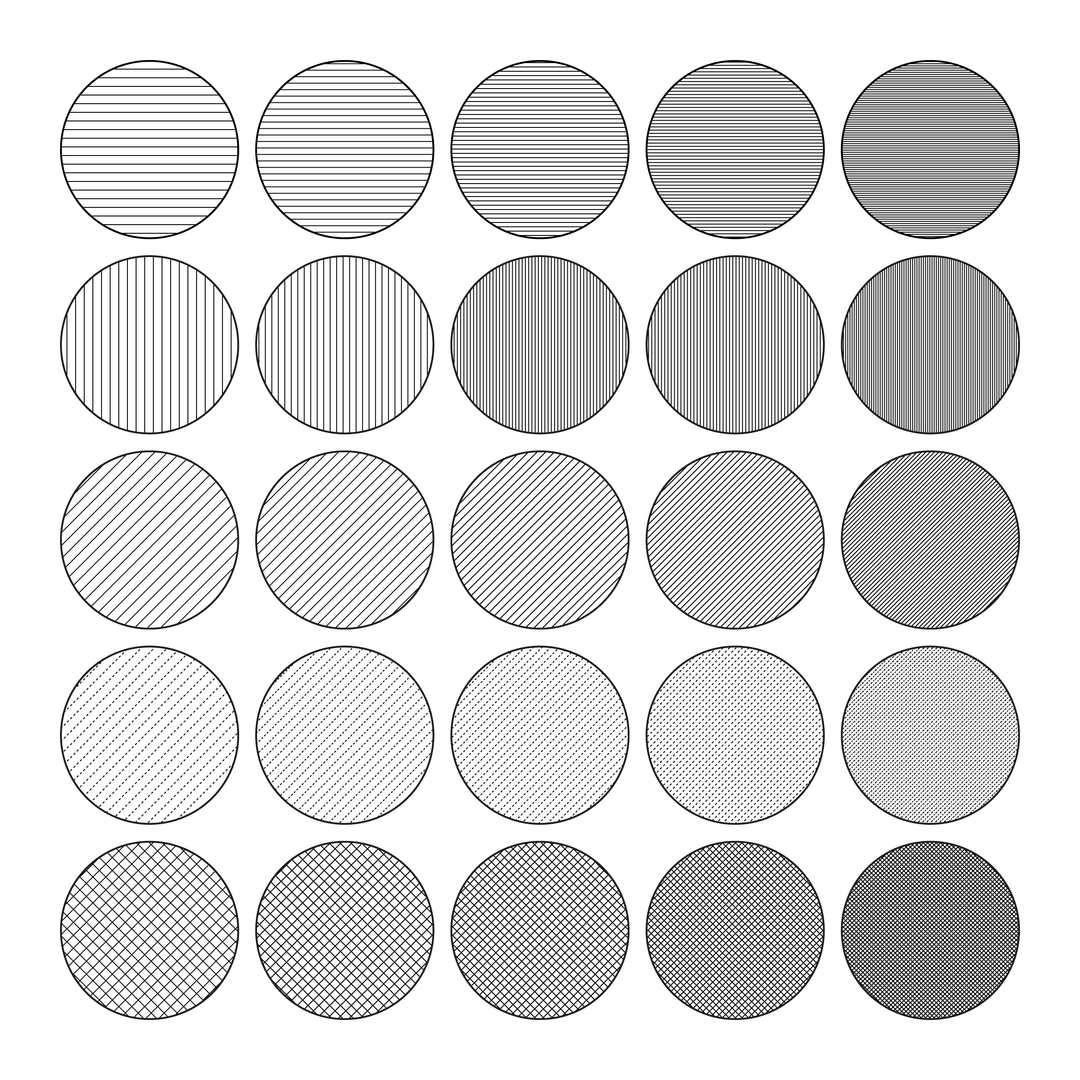 Linienmuster-Multipack für Adobe Illustrator