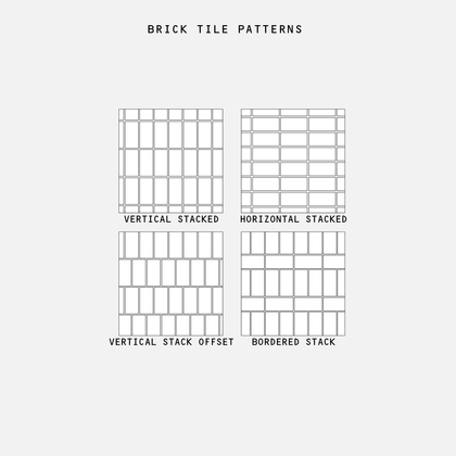 Illustrator Brick Tile Patterns Pack – Post Digital Architecture