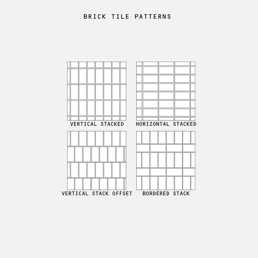 Illustrator Brick Tile Patterns Pack – Post Digital Architecture