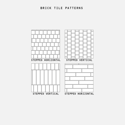 Illustrator Brick Tile Patterns Pack – Post Digital Architecture