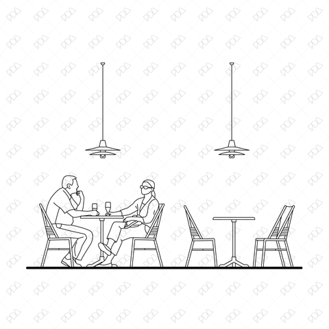 CAD, Vector All You Need for Café/ Coffee Shop Design Multi Pack (Side ...