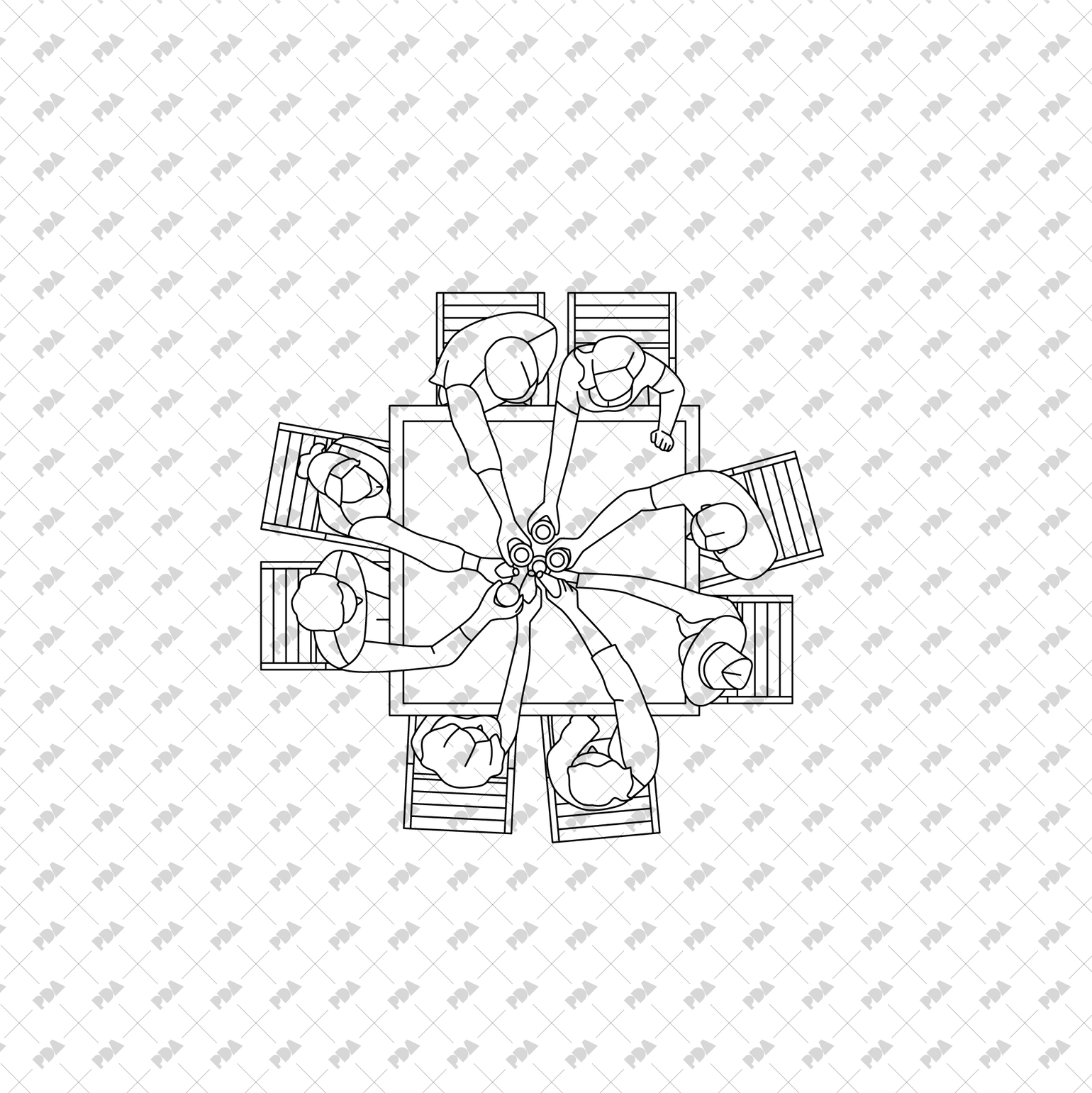 CAD, Vector Bakery Set (Front view and side view)