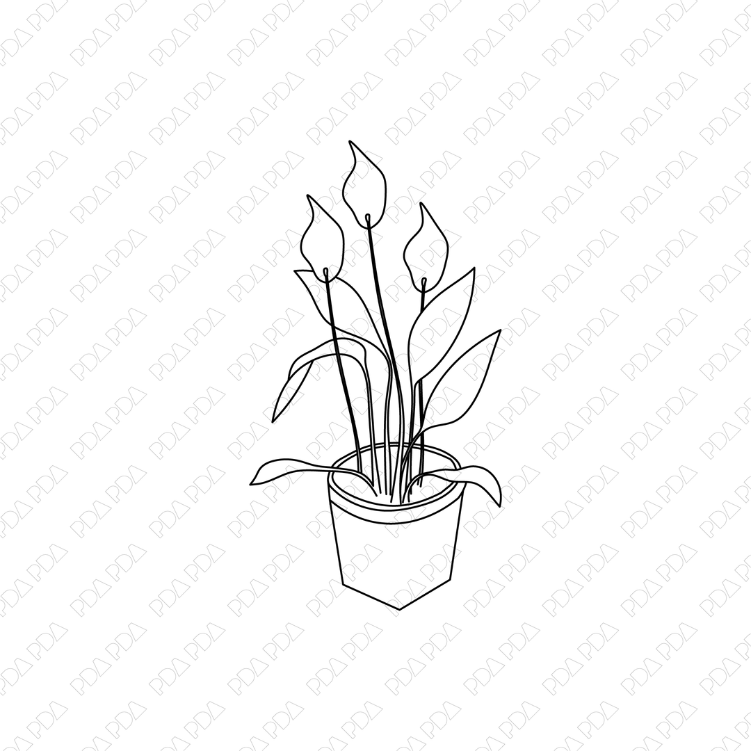 Axonometric Isometric Plant Set - Vector Ai