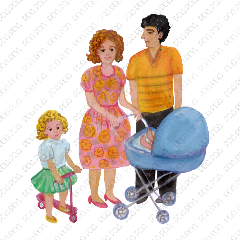 Hand Drawn Naive Vector Characters (12 Figures) for Architects