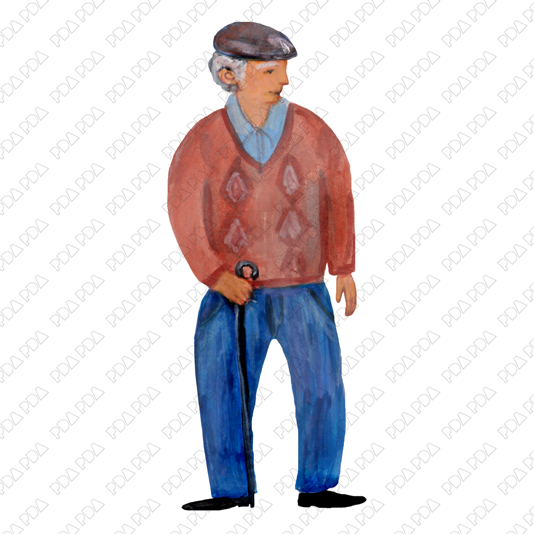 Hand Drawn Naïve Characters: 12 Vector Figures
