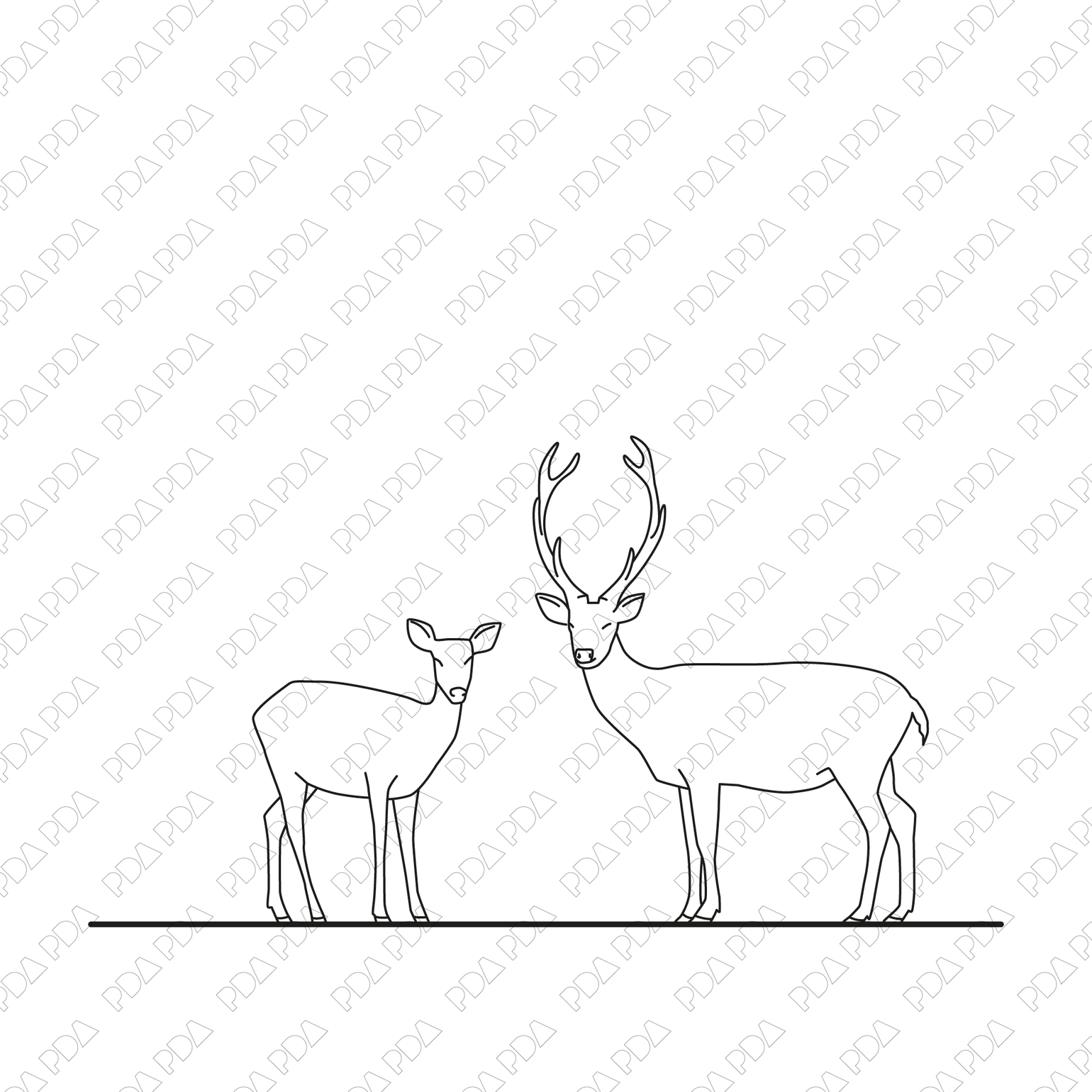 Christmas Characters CAD & Vector Set