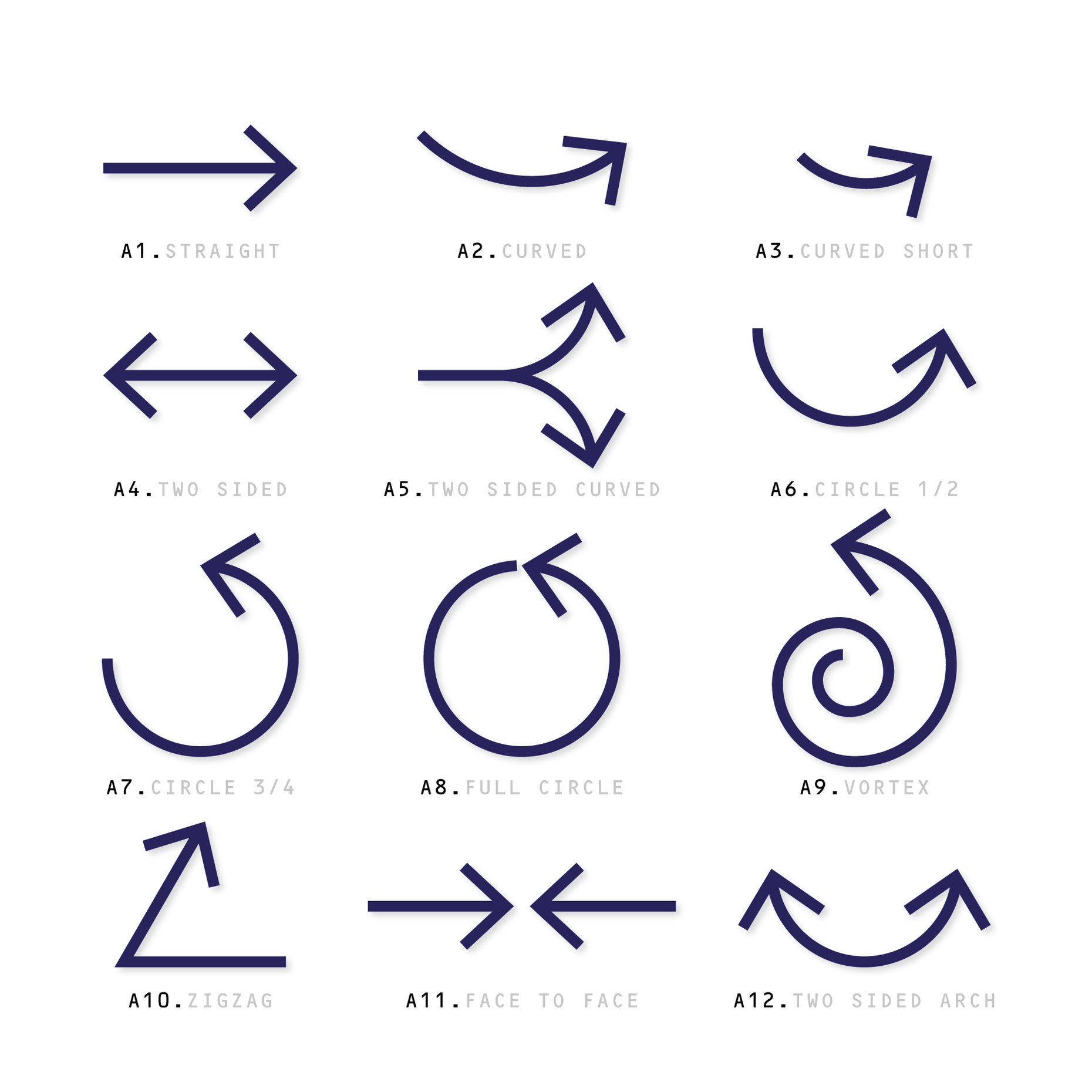 PNG & Vector Arrows Set - 12 Stylish Designs