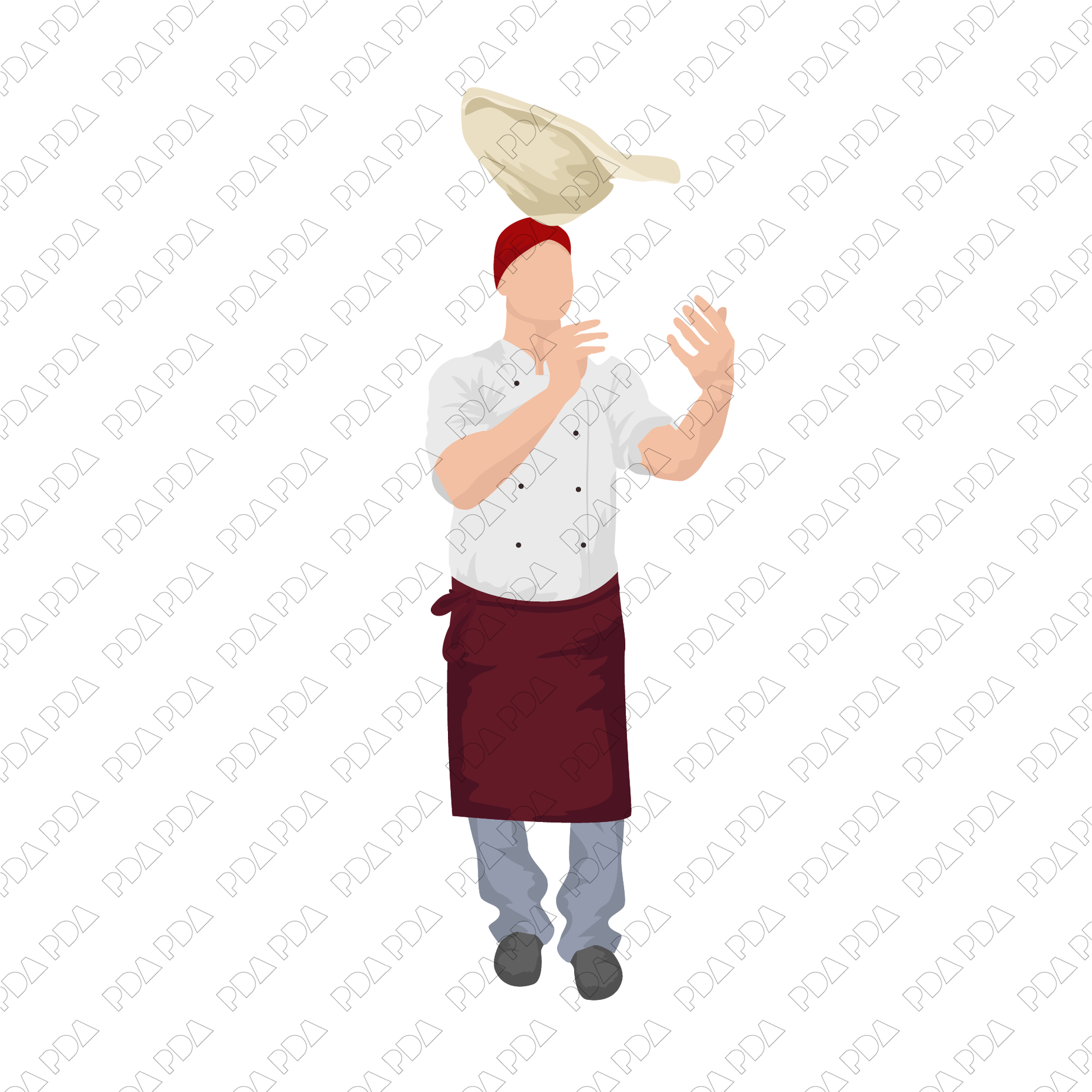 Vector Kitchen People Set - 9 Figures