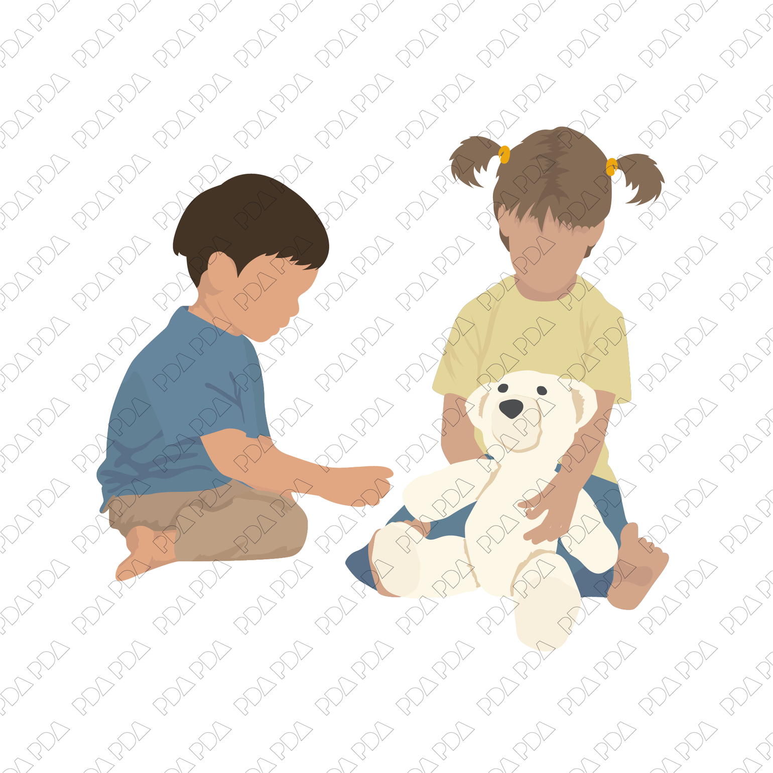 Vector Kids Set (20 Figures)